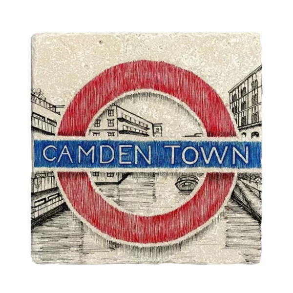 Camden Town Drawing Stone Coaster - Coaster House