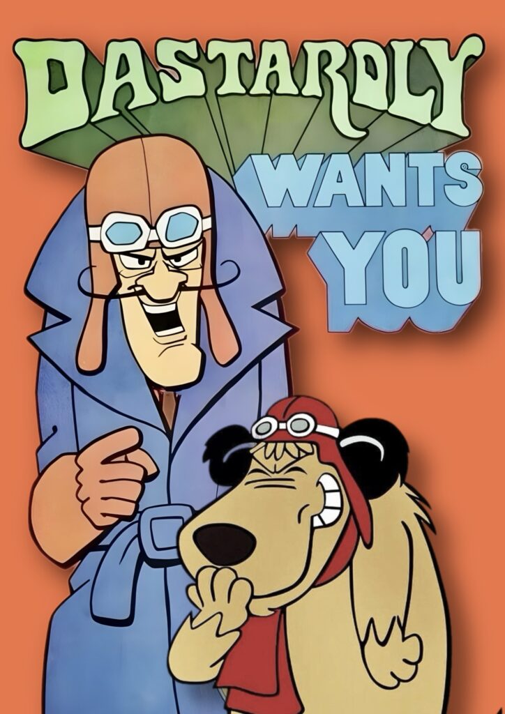 156 - Dastardly Poster - Coaster House